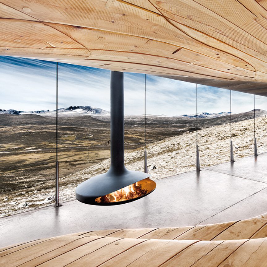 Gyrofocus by Focus Fires | Rotating, Suspended Fireplace