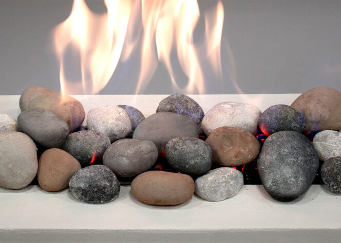 Vent Free Stone Gas Fireplace Insert | European Home
