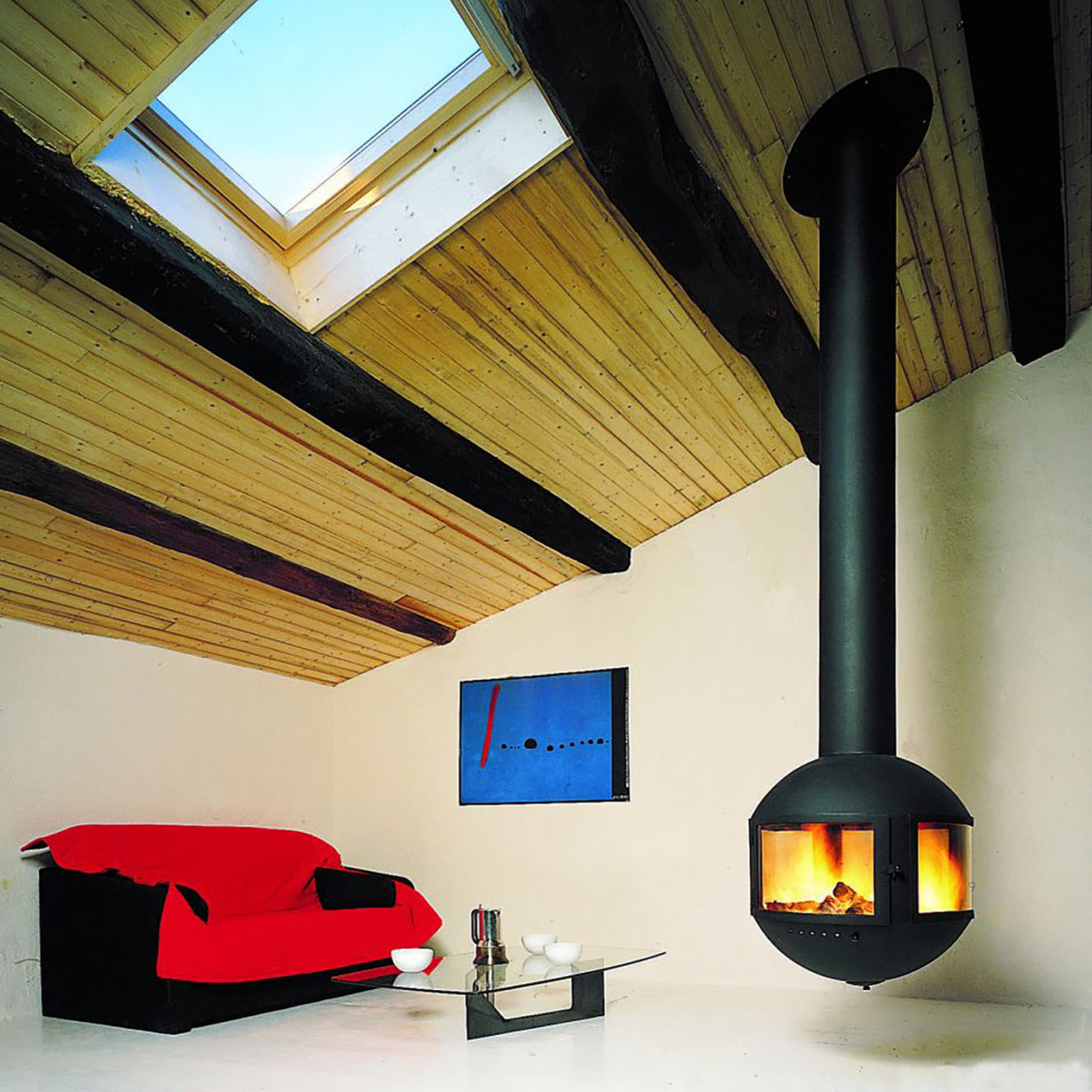 AGORAFOCUS 630 by Focus Fires | Modern Suspended Fireplace