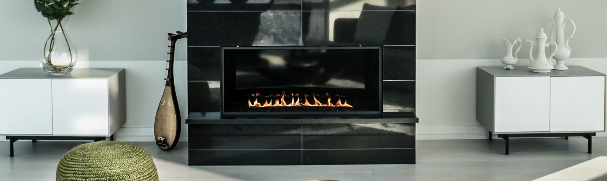 Single-Sided Modern Fireplaces | European Home