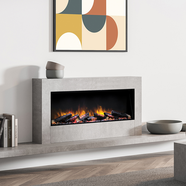 E-FX Slim Line 1000 Electric Fireplace | European Home