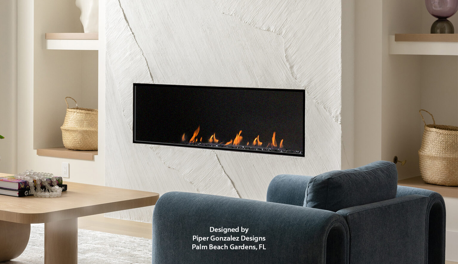 H Series Single-Sided Ventless Gas Fireplace | European Home